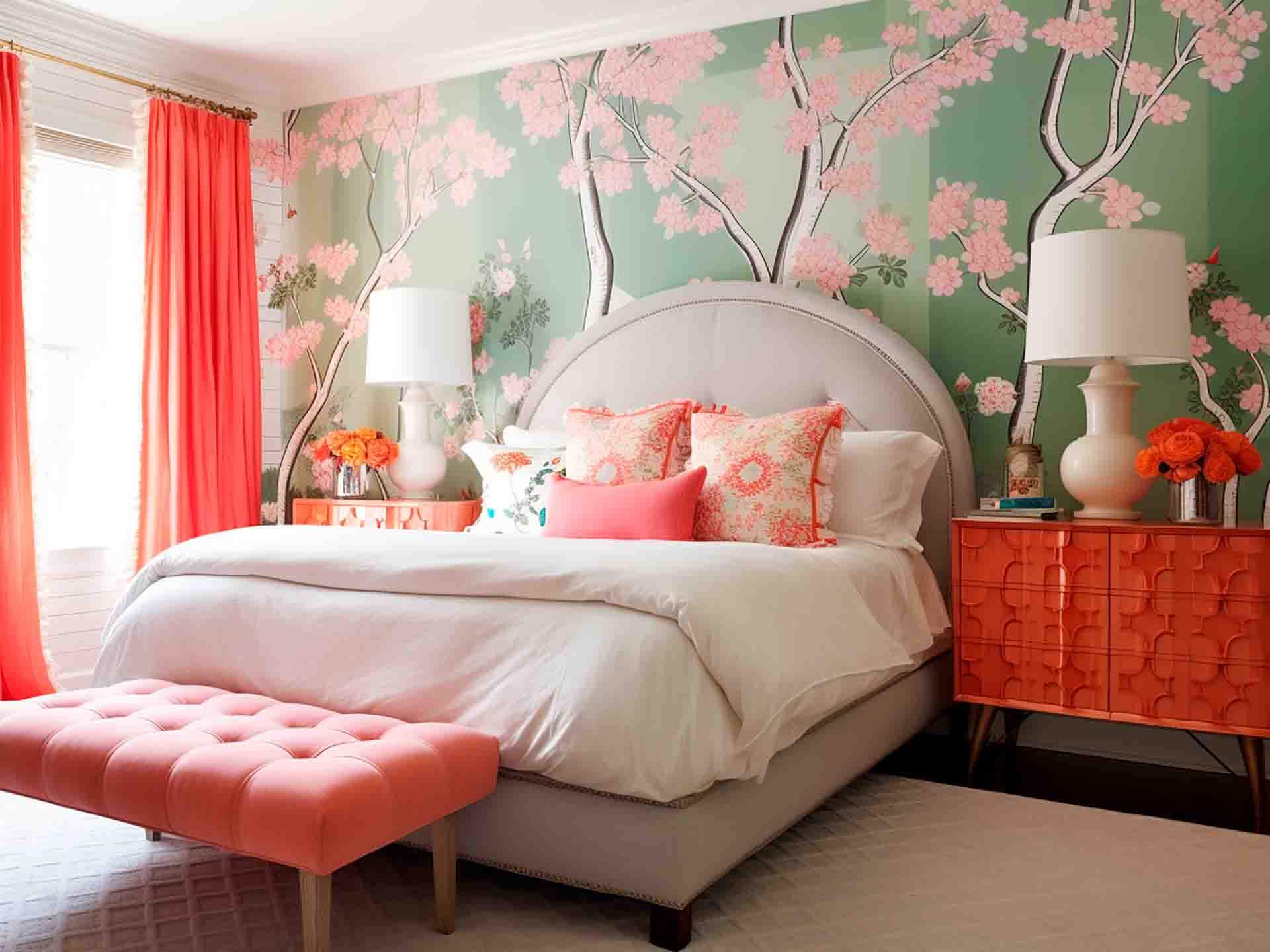 Textile Wallpaper Installation in Denver by EnjoyTheWall